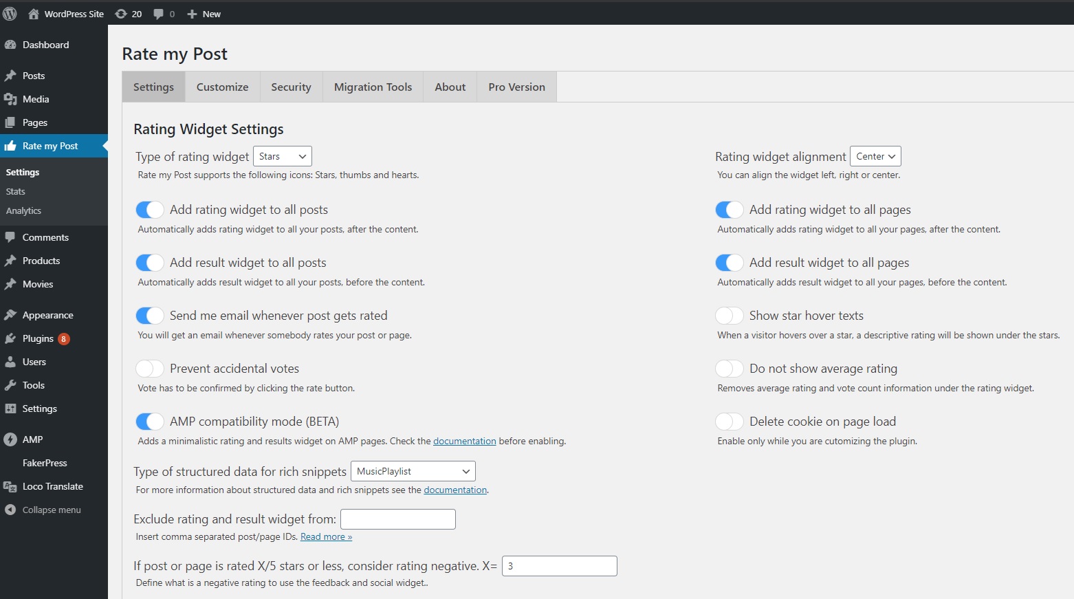 Documentation - FeedbackWP